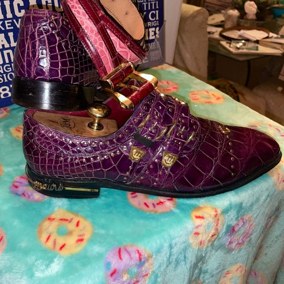 Mauri | Shoes | Mauri Alligator Shoes Sz2 And Mauri Alligator Belt Sz4 ...
